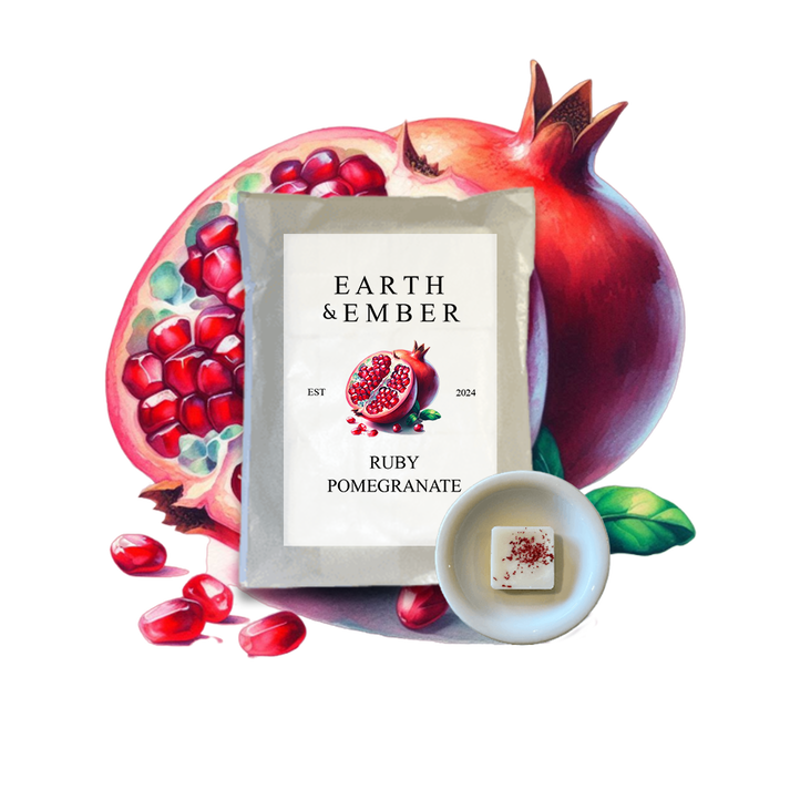 Ruby Pomegranate Soy Wax Melts – Earth & Ember
